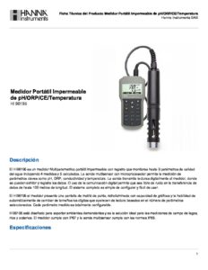 hi-98195-medidor-portatil-impermeable-de-ph-orp-ce-temperatura-hanna-industrias-asociadas ...