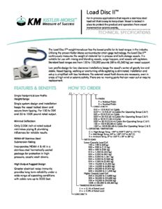 km-load-disc-ii-load-cell-kistler-morse-industrias-asociadas ...