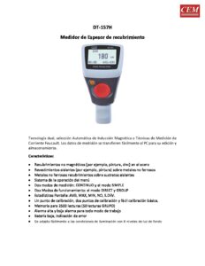 medidor-de-espesor-de-recubrimiento-cem-dt-157h | Industrias Asociadas